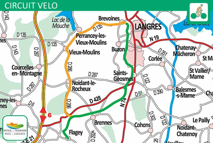 Voie Verte - Boucle N° 1 et 2 - LANGRES - Haute-Marne Attractivité